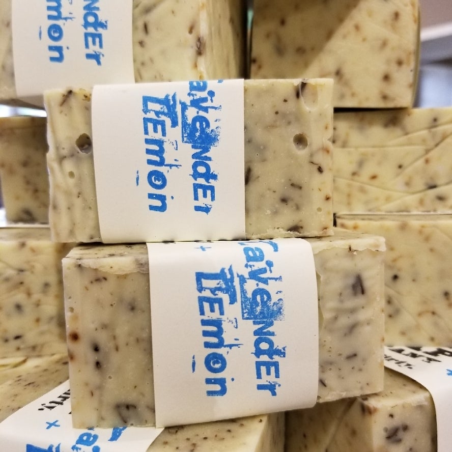 Lavender Lemon Soap Bar | Left Hand Soap Co.